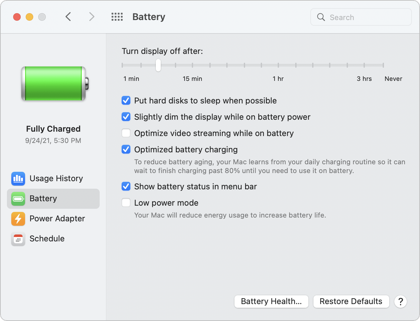 How to keep your MacBook battery fit in macOS Big Sur and Monterey ...