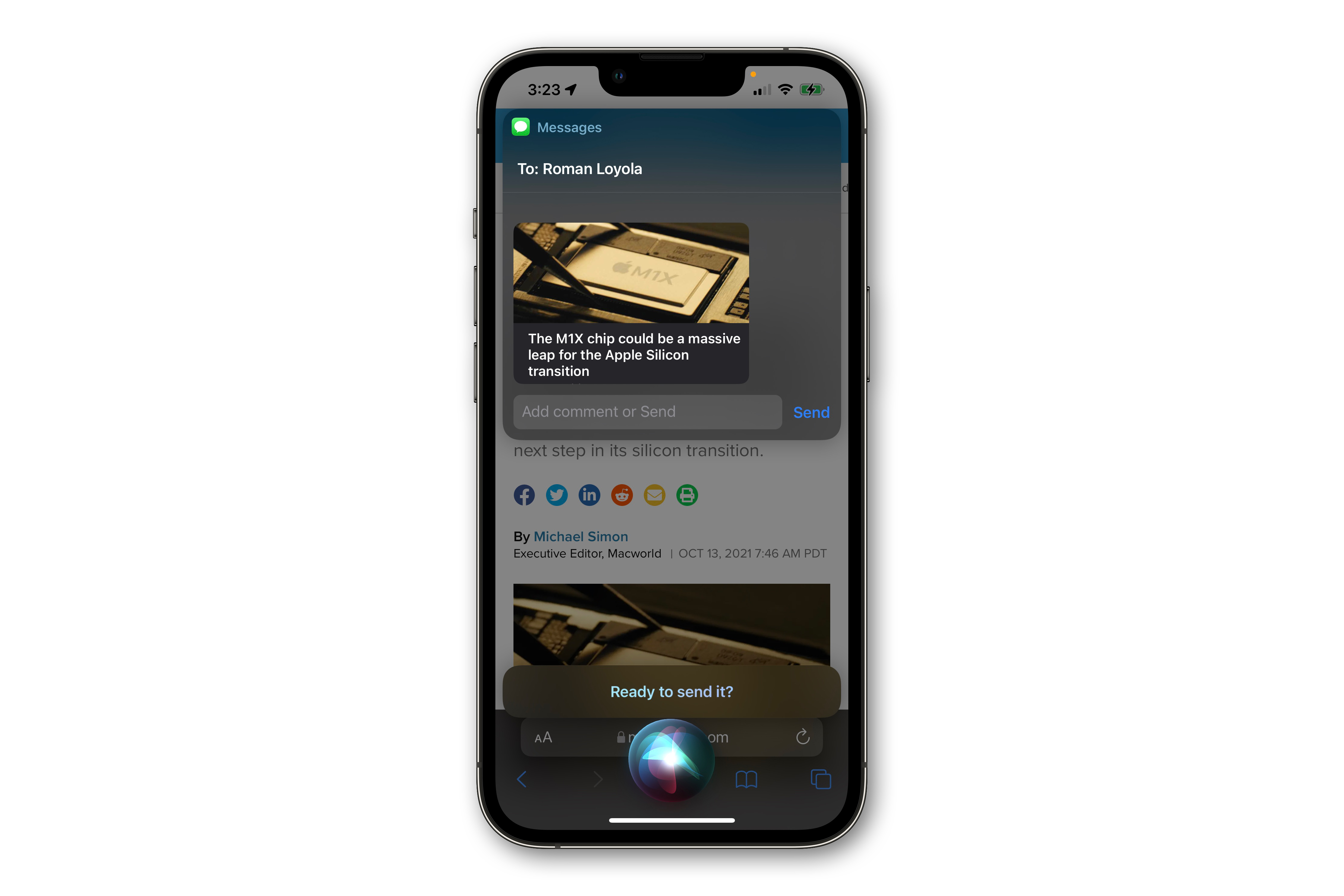 iOS 15: How to use Siri to quickly share anything on your screen | Macworld