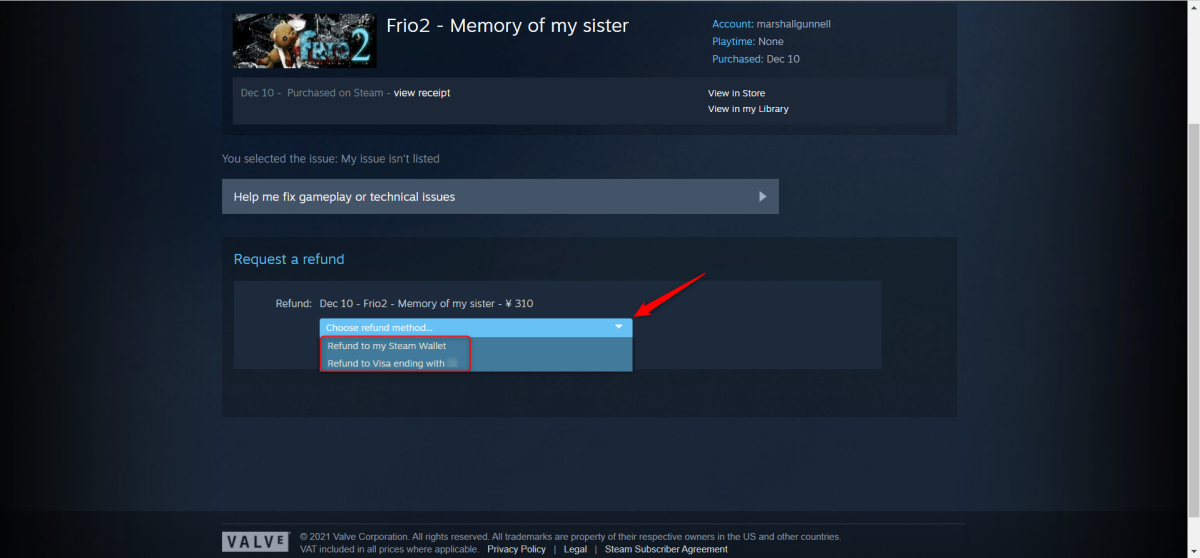 How to refund a game on Steam | PCWorld