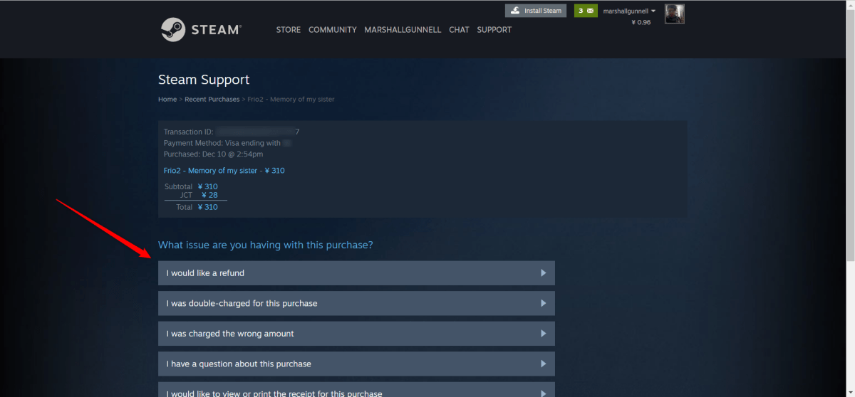 How to refund a game on Steam | PCWorld