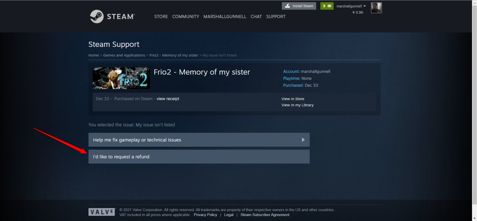 How to refund a game on Steam | PCWorld