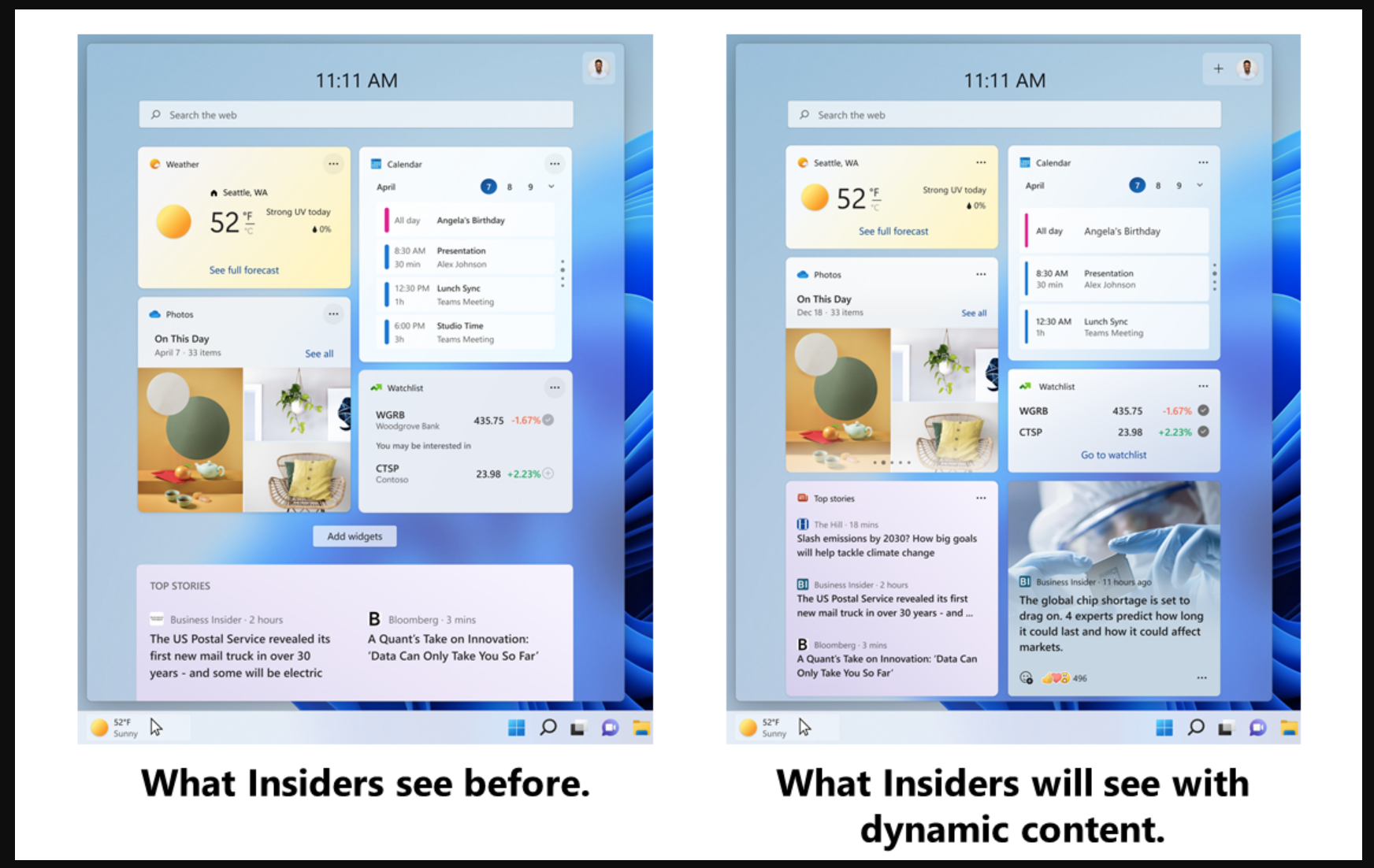 Microsoft continues to fix Windows 11 with changes to Taskbar, Widgets ...