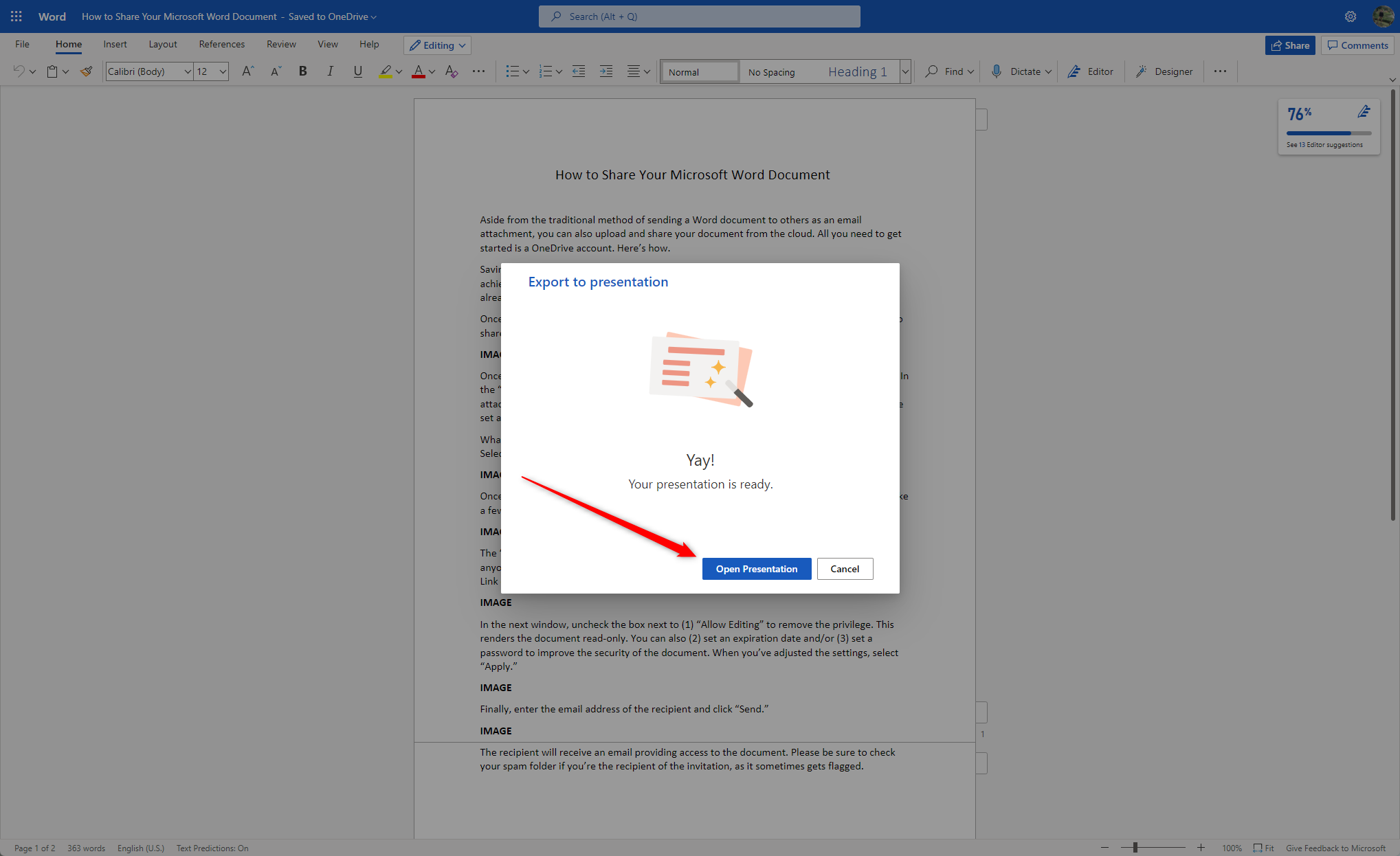 How to convert a Word document to a PowerPoint presentation | PCWorld