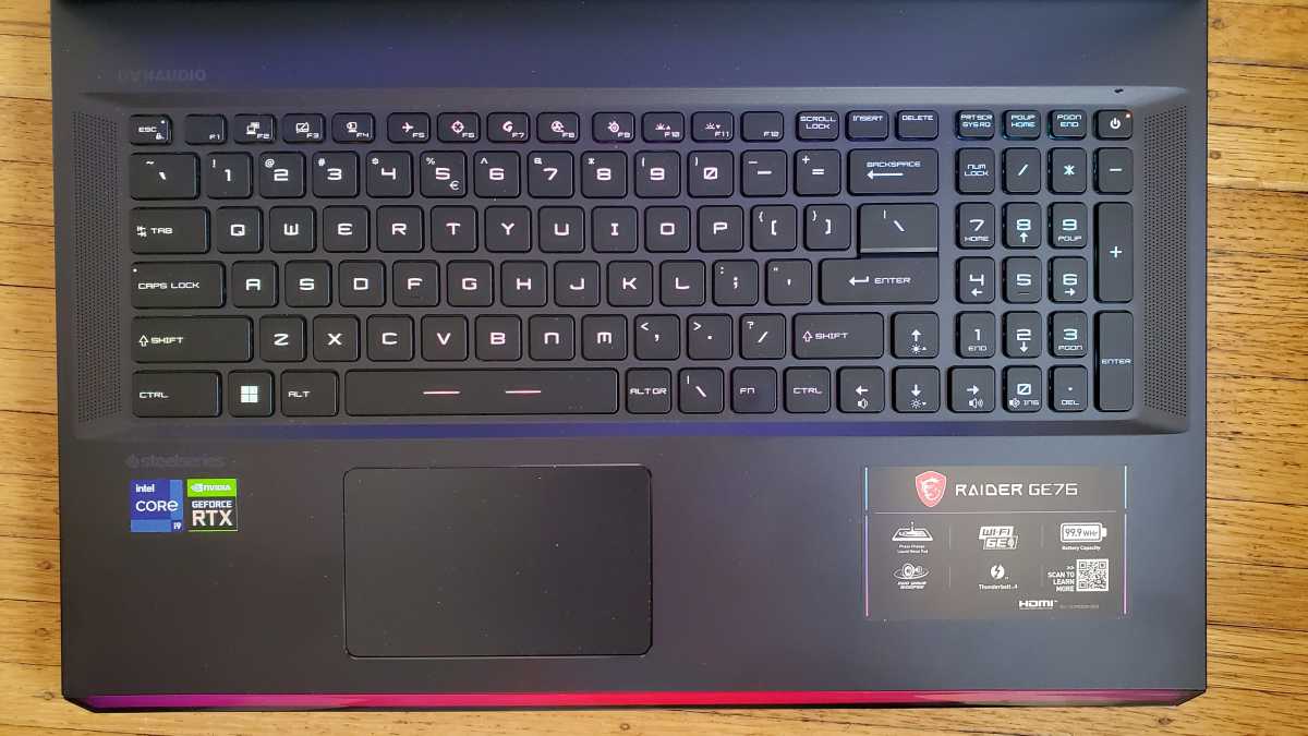 MSI GE76 Raider 12UHS review: Bring the bling (and performance) | PCWorld