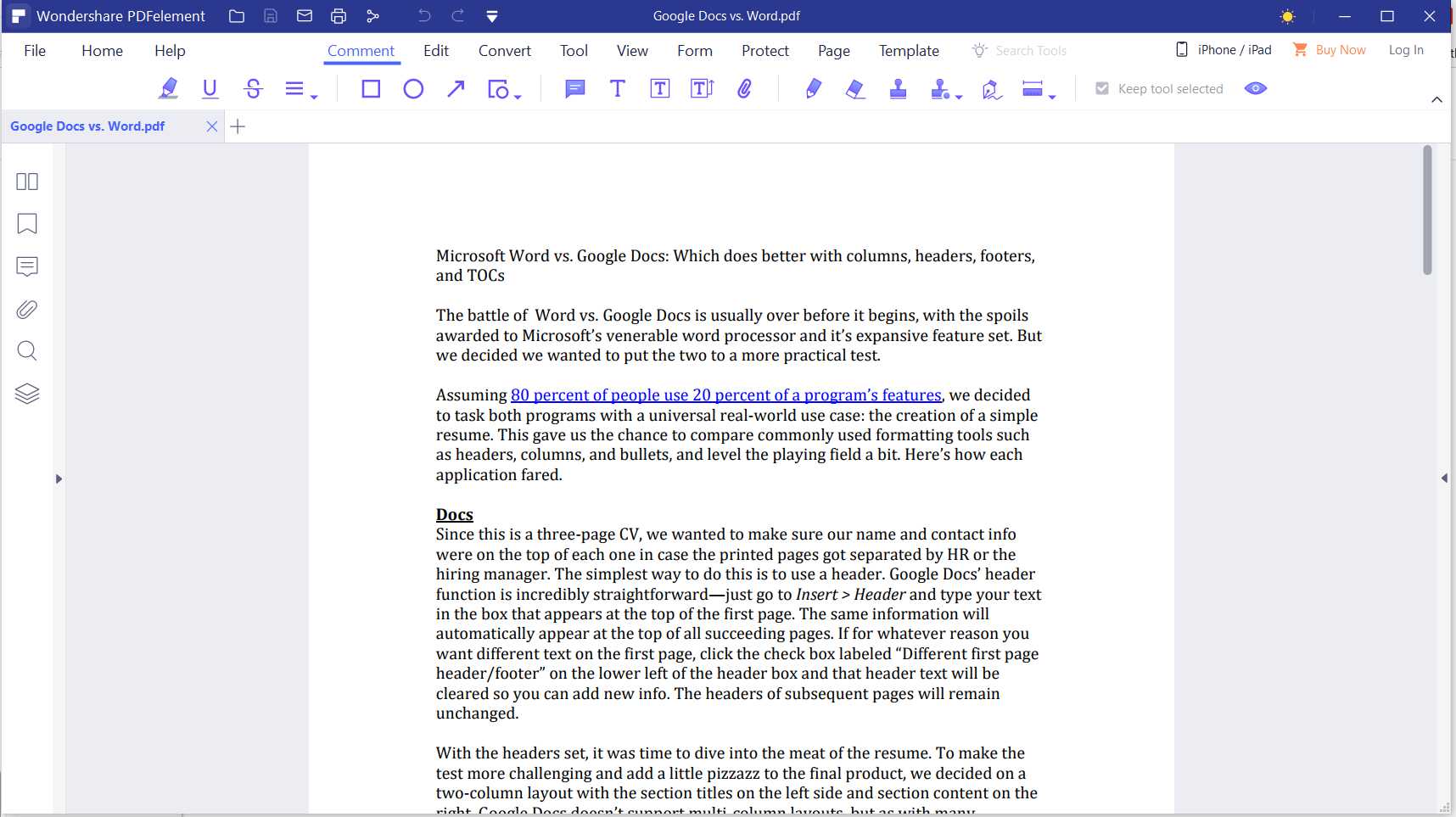 PDFelement Professional review: A full-featured Acrobat Alternative ...