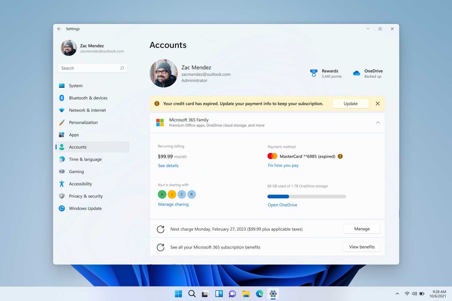 New Windows 11 test build wants your credit card info | PCWorld