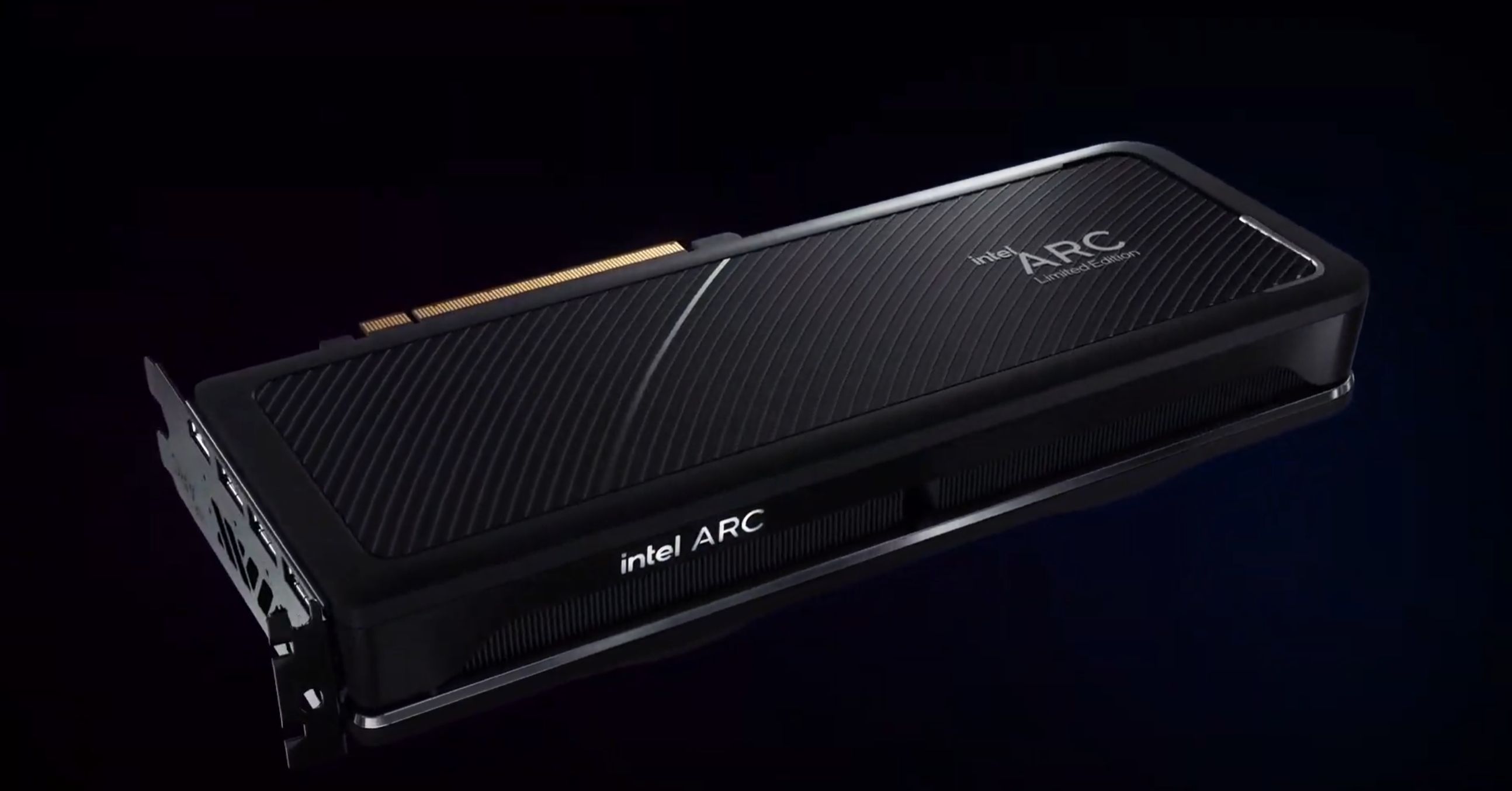 Here's your first look at Intel's Arc Limited Edition graphics card ...