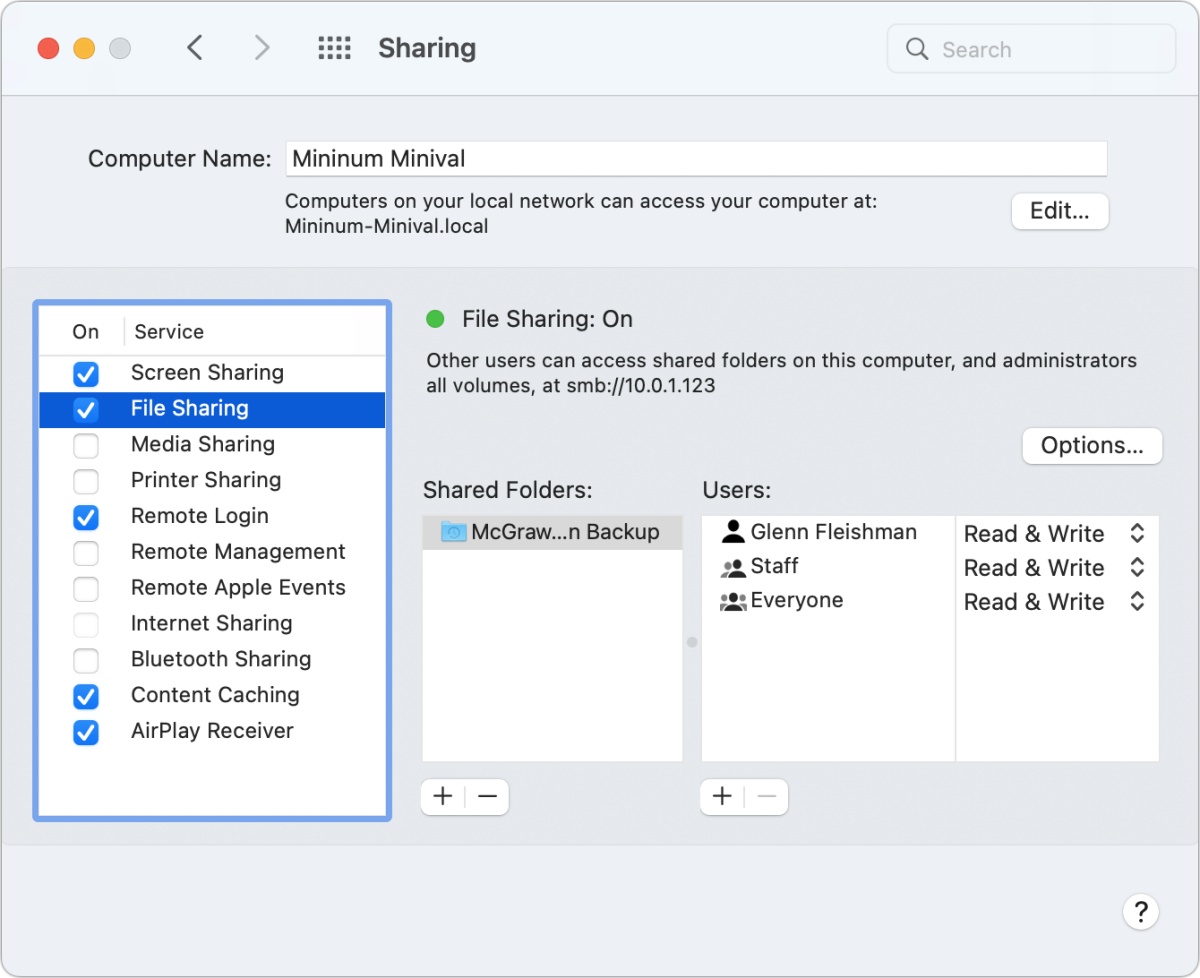 How to use file sharing on your Mac | Macworld