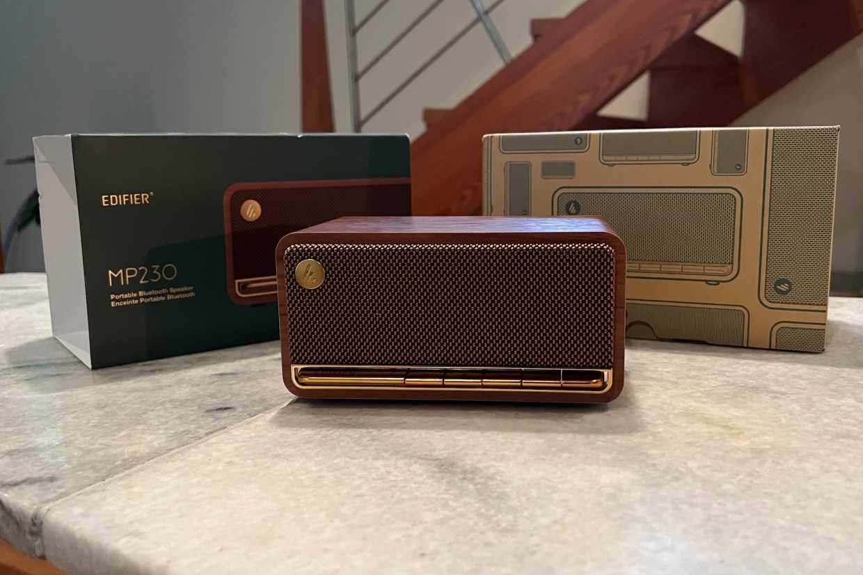 Edifier MP230 Bluetooth speaker review: Retro design, modern sound ...