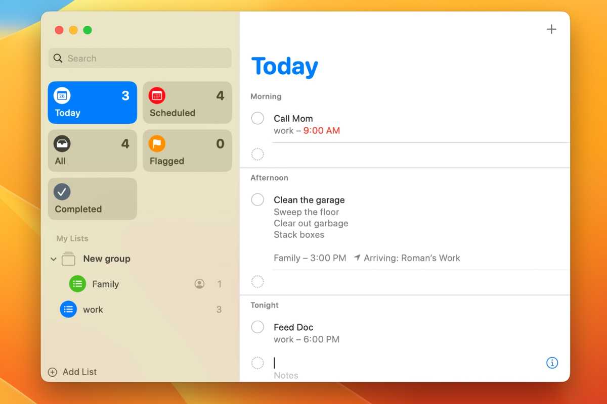 Reminders in macOS Ventura: New features to help you be more productive ...