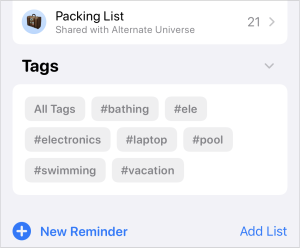 How to add tags to Notes and Reminders entries for smarter organization ...