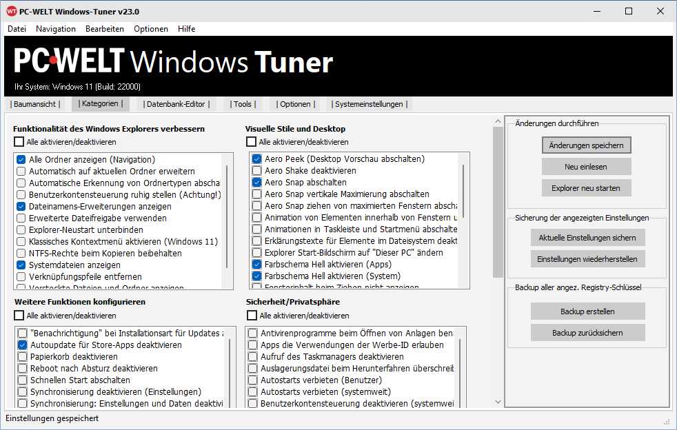 Windows-Tuning: 100+ Details per Klick konfigurieren - PC-WELT