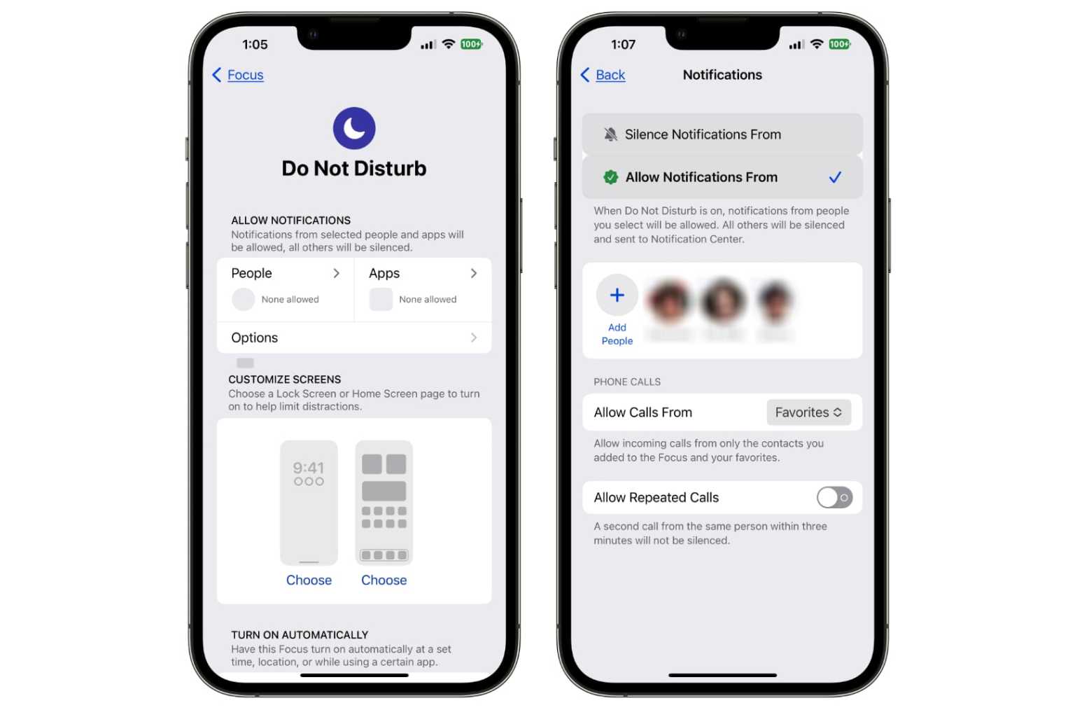 How to let important people get through iOS's Do Not Disturb or Focus ...