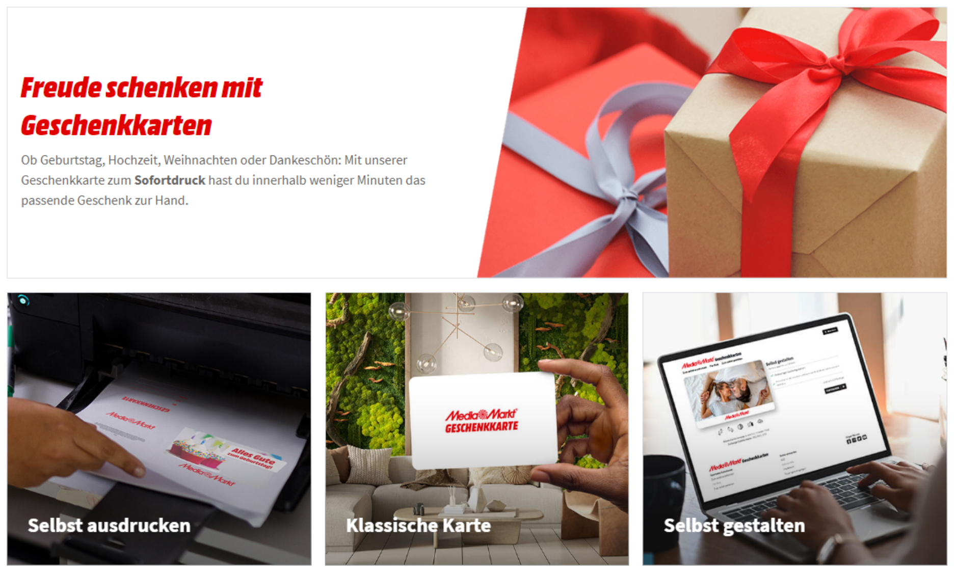 Last Minute zu Weihnachten: Geschenk-Gutscheine und Gutscheinkarten ...