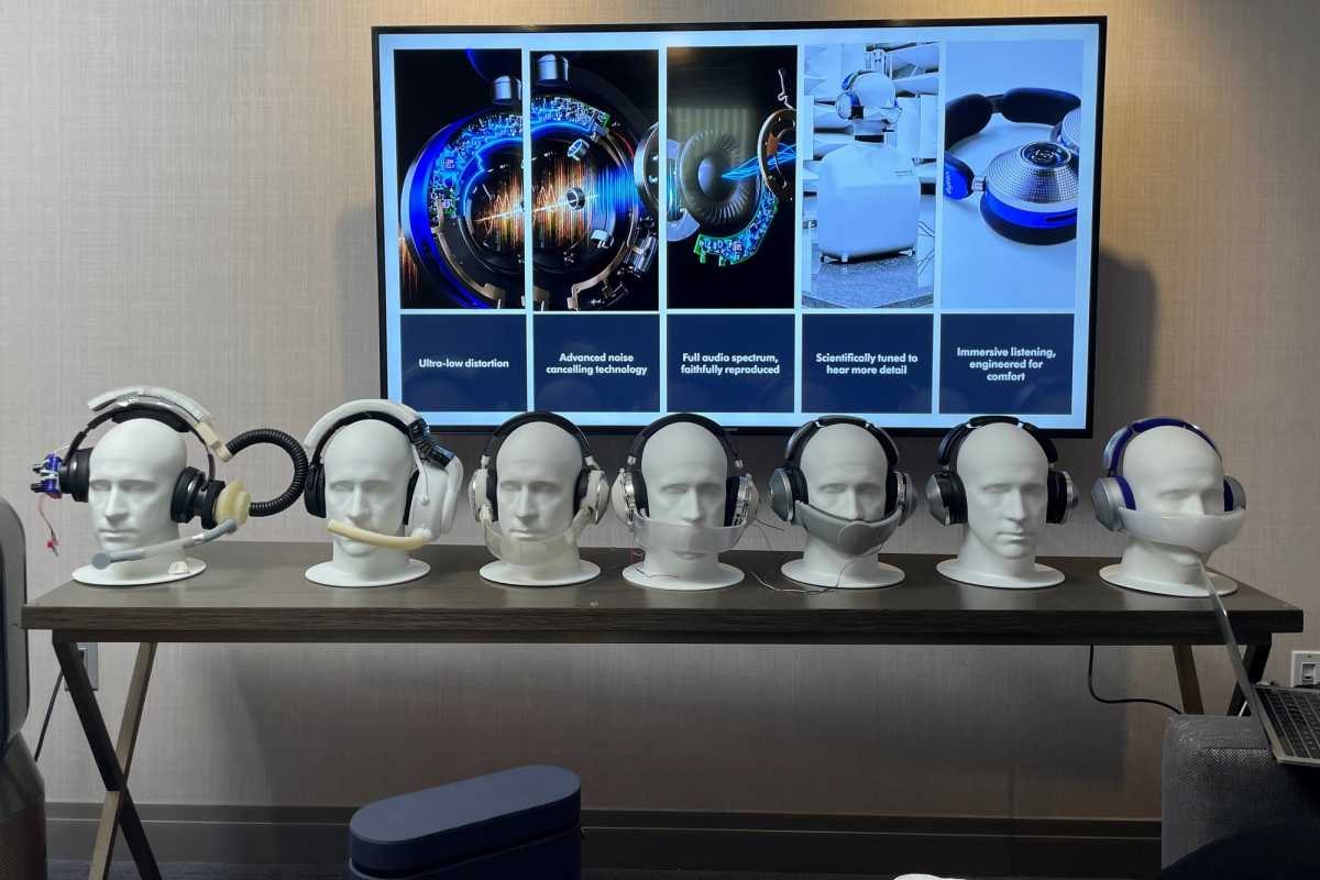 Dyson Zone air-purifying headphones: Hands-on at CES | TechHive