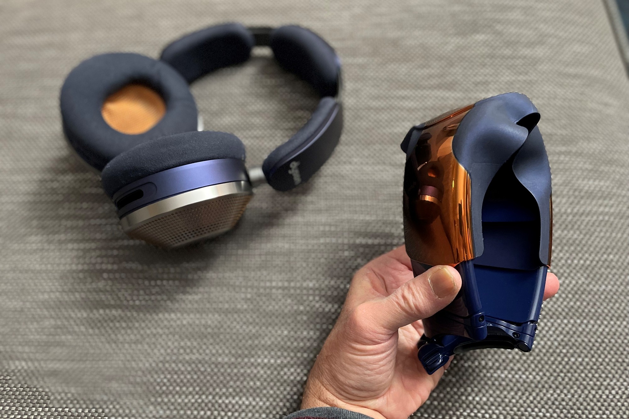 Dyson Zone air-purifying headphones: Hands-on at CES | TechHive