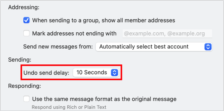 How to change the delay before Apple Mail sends your messages | Macworld