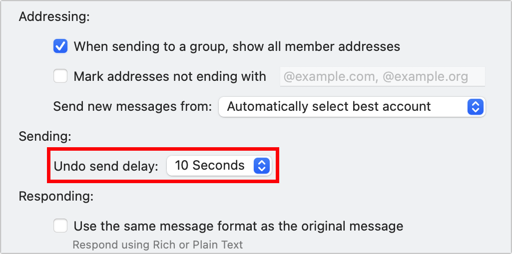 How to change the delay before Apple Mail sends your messages | Macworld
