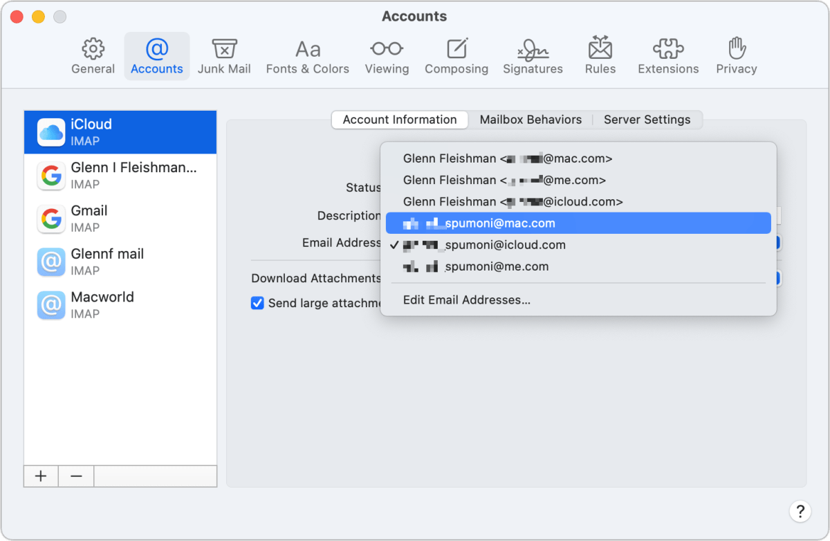 How to add an alias email address to your iCloud account | Macworld