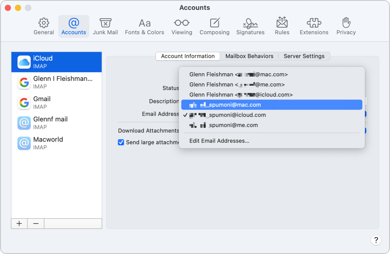 How to add an alias email address to your iCloud account | Macworld