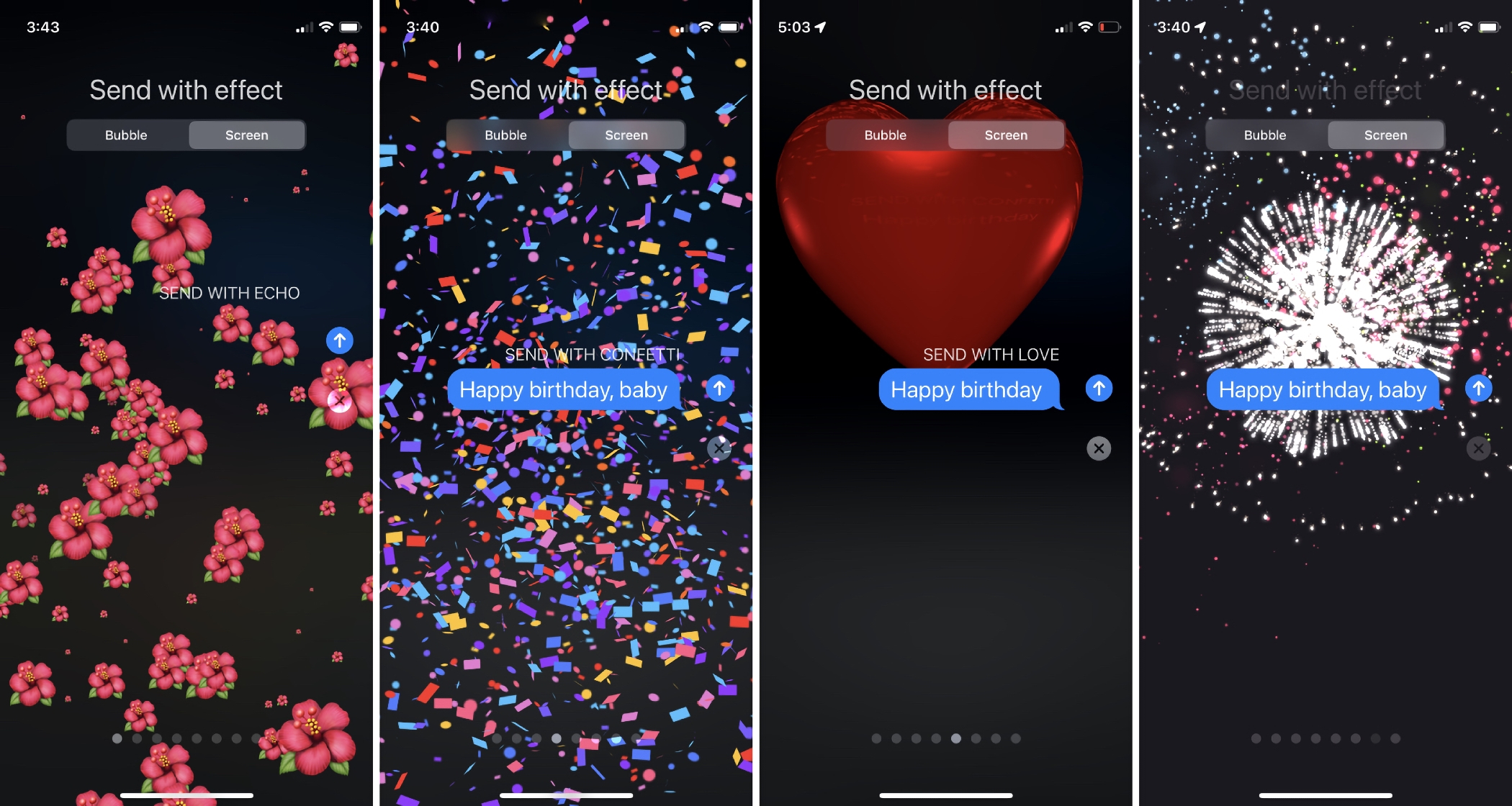 TIL you can add balloons, glitter, and lasers to iMessages | Macworld