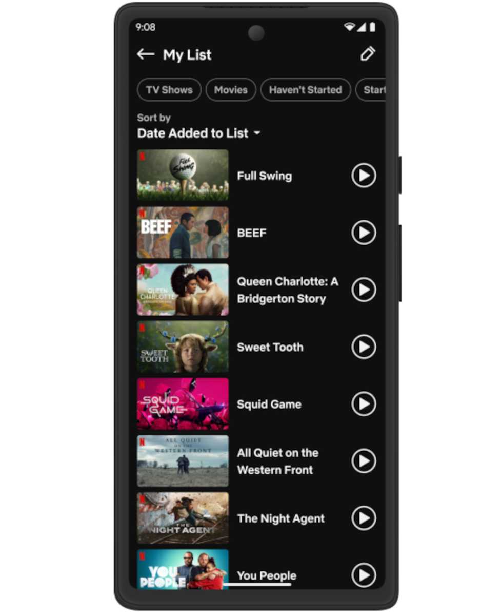 Netflix just made it a lot easier to sort your My List titles | TechHive