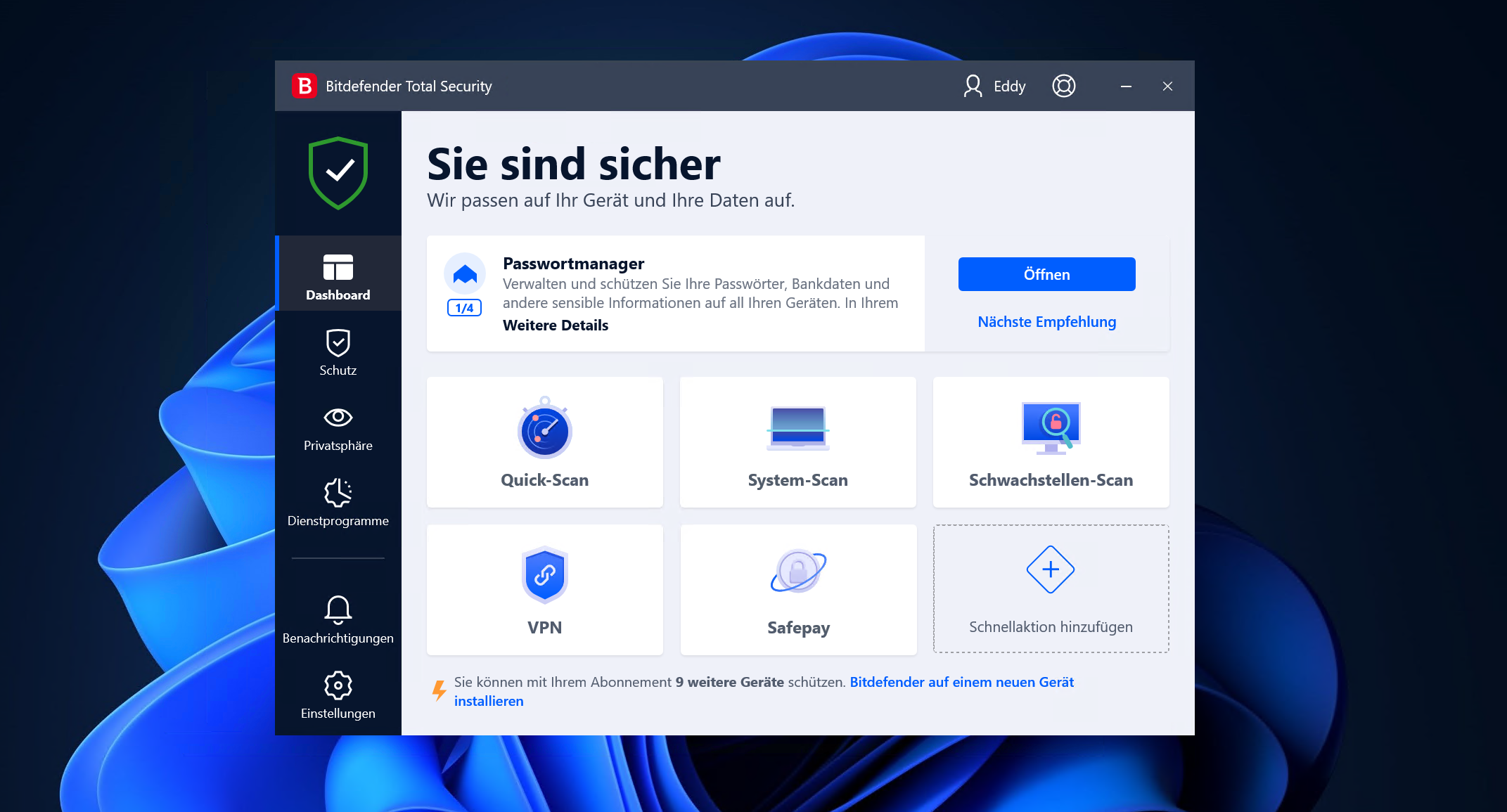 Bitdefender Total Security 2025 | Licenza Per 3 Dispositivi, 1 Anno ...