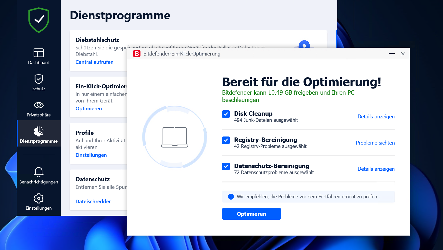 Bitdefender Premium Security im Test: Erstklassiges Sicherheits ...