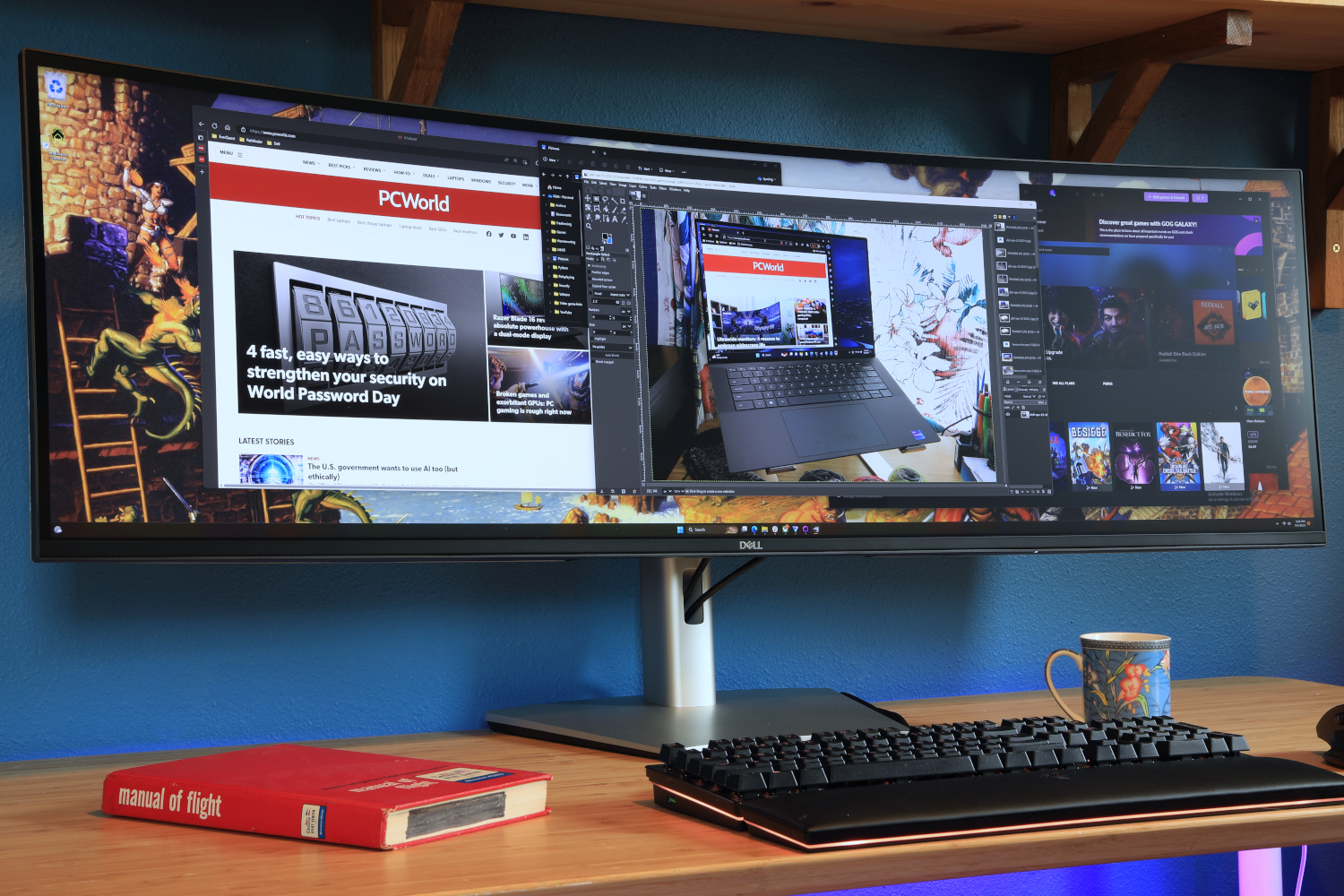 Dell Ultrasharp U4924DW im Test: Super-Ultrawide-Monitor mit hoher ...