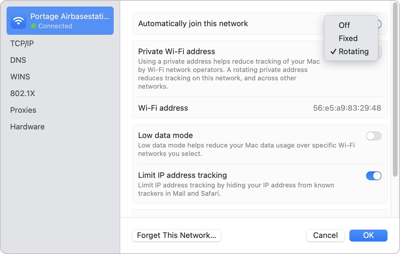 How to enhance your network security with private Wi-Fi network addresses | Macworld
