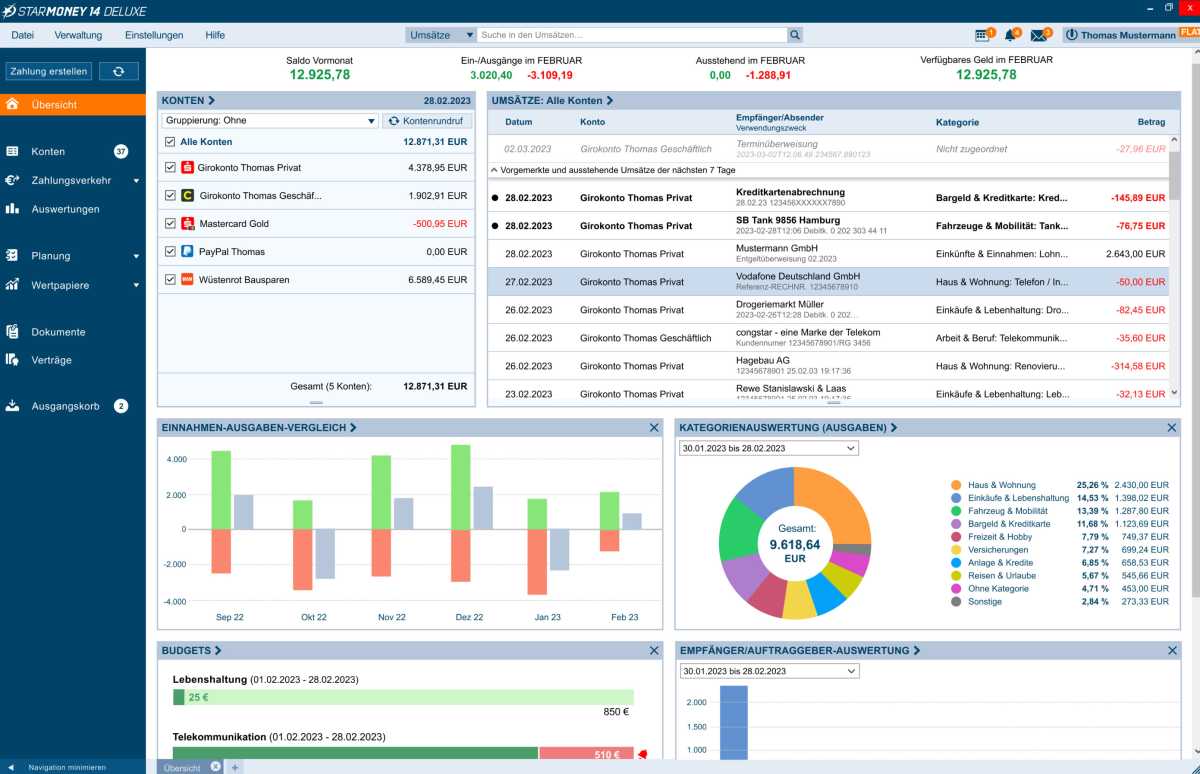 Starmoney 14 Deluxe im Test – Banking-Tool mit vielen Neuerungen - PC-WELT
