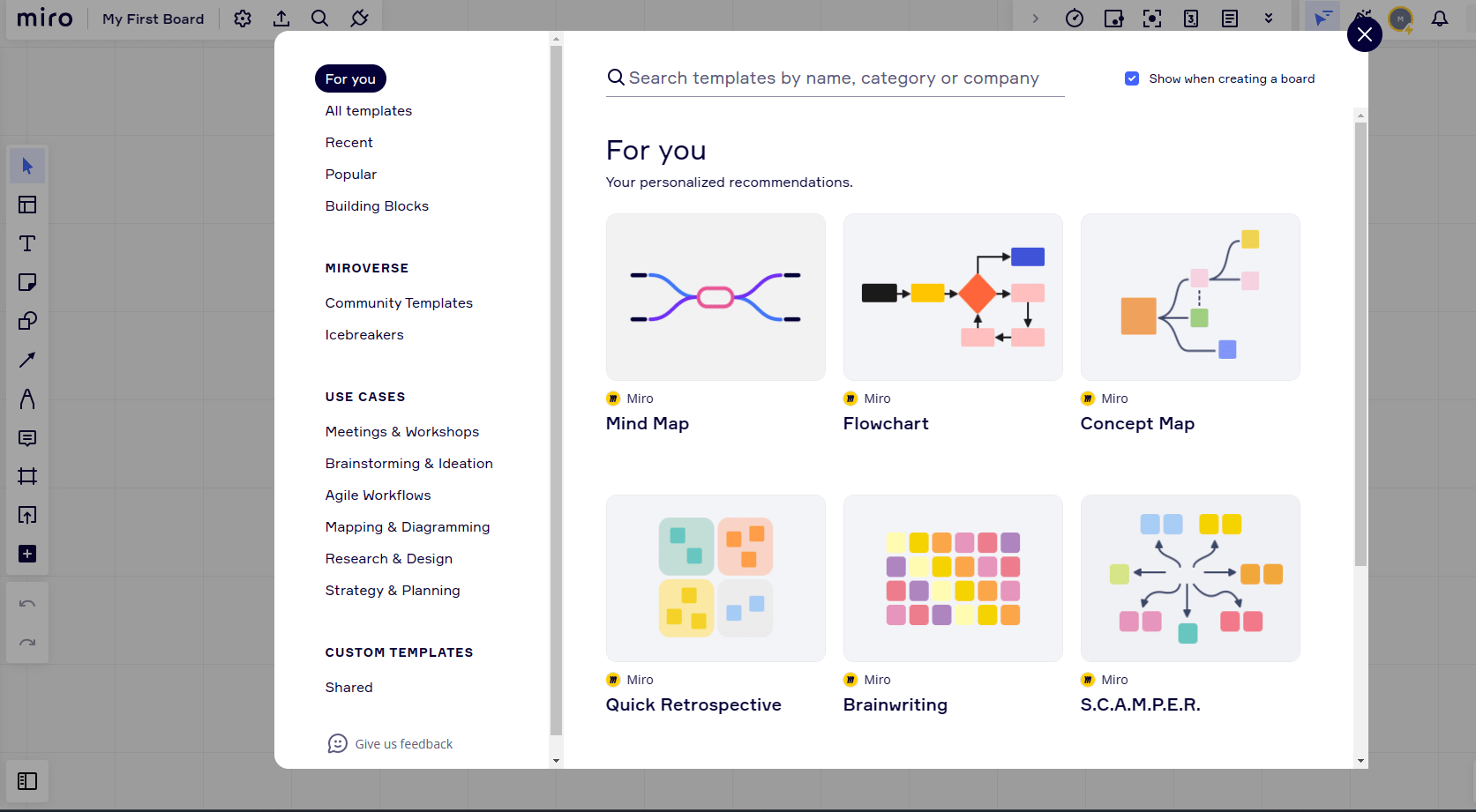 Miro: Brainstorming med digital tavla för dig som jobbar på distans ...
