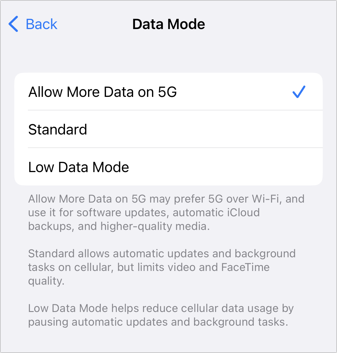 What does 'Allow More Data on 5G' do for an iPhone? | Macworld