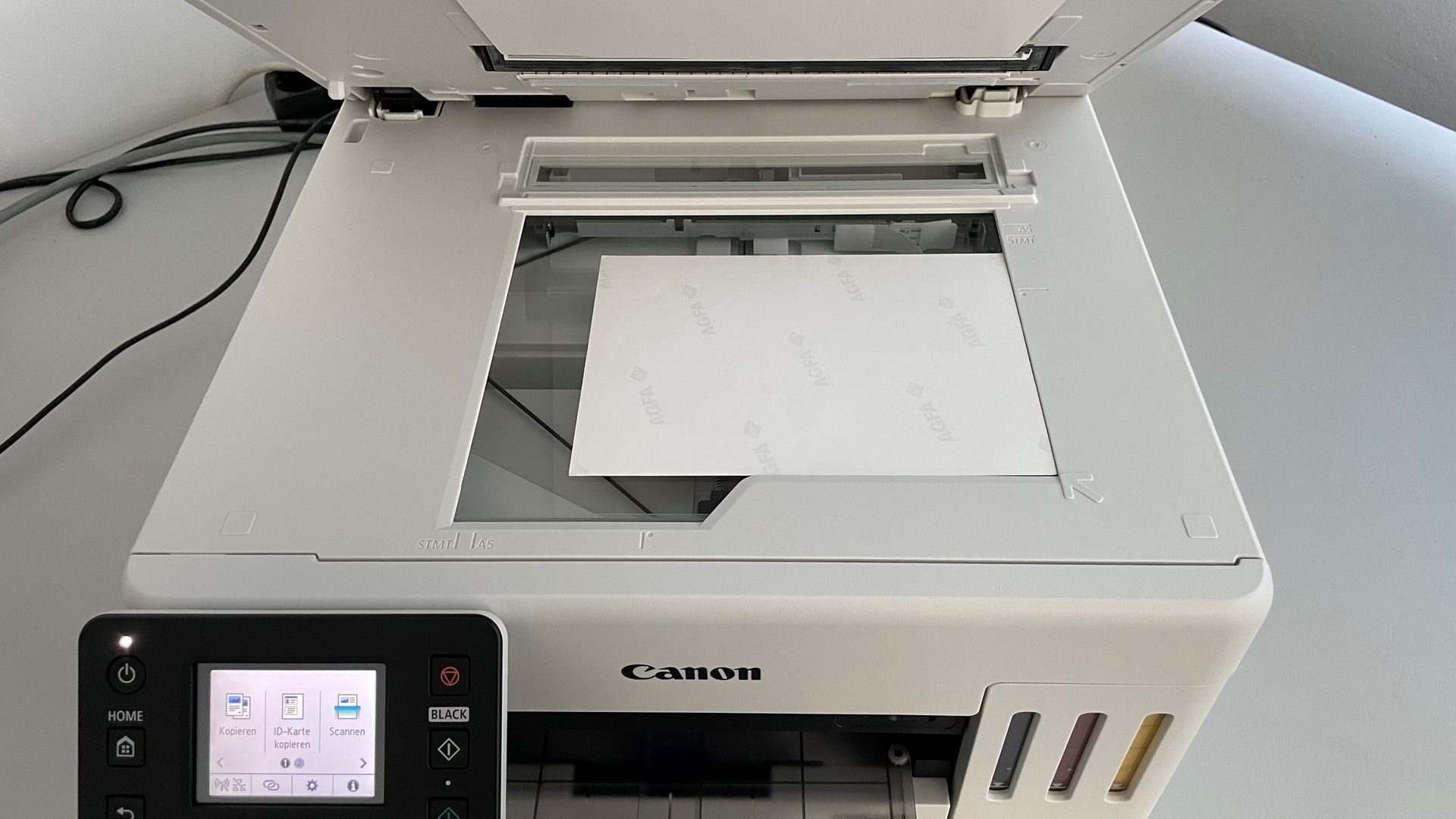 Canon Maxify GX6550 im Test: Tinten-Tank-Drucker mit Frontbedienung ...