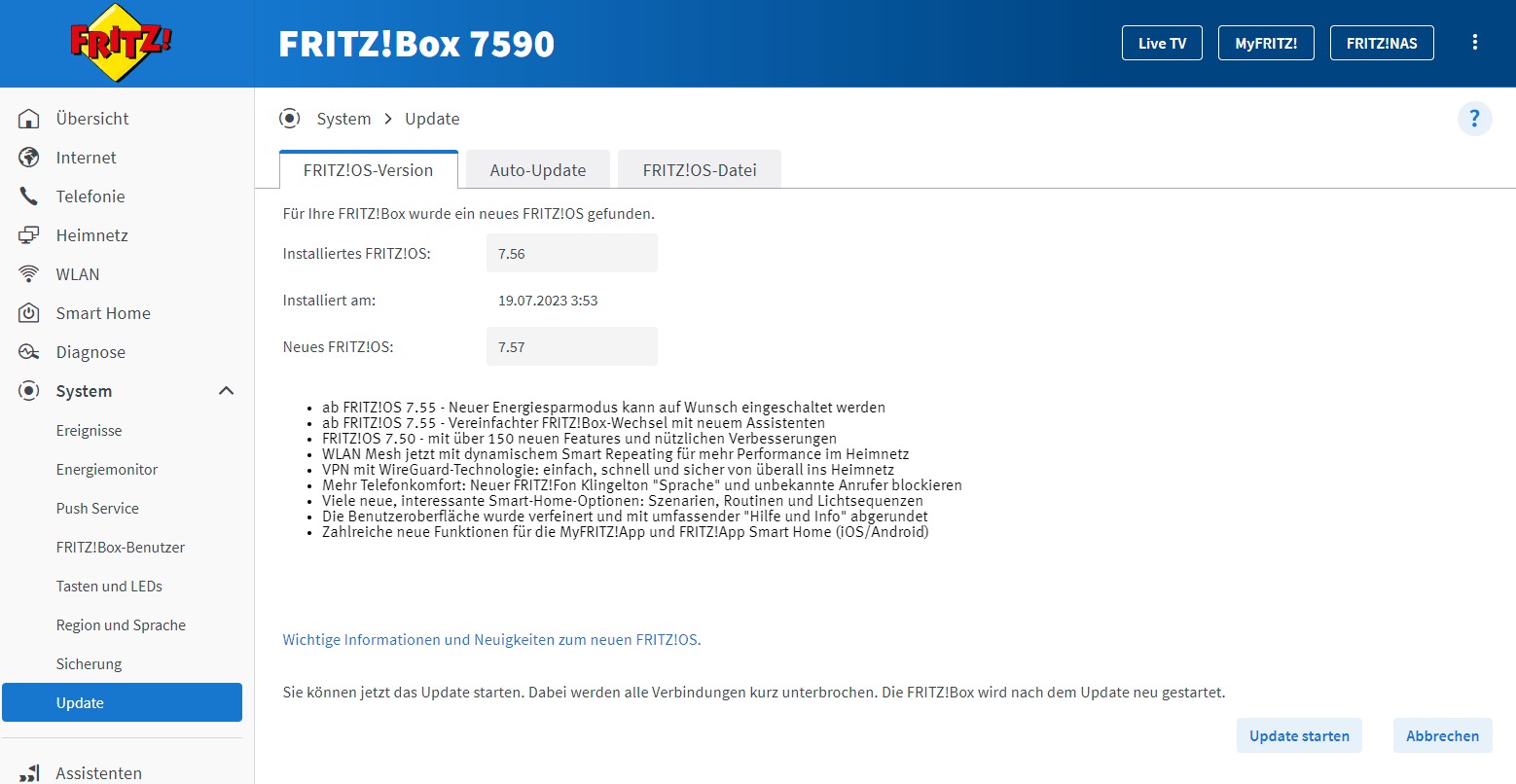 FritzOS 7.57 ist da: Diese Fritzbox-Modelle erhalten jetzt das Update ...