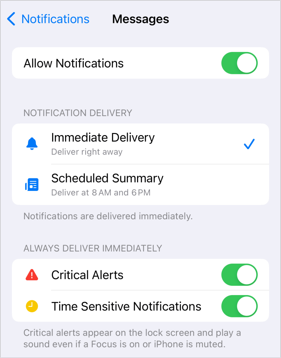 How to manage critical notifications on your iPhone or iPad | Macworld