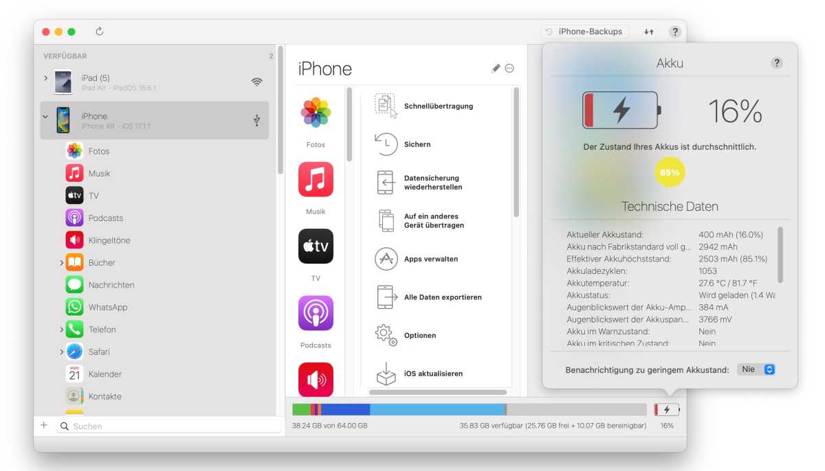 Hardware-Test für iPhones: So prüfen Sie Speicher, Akku und Display ...