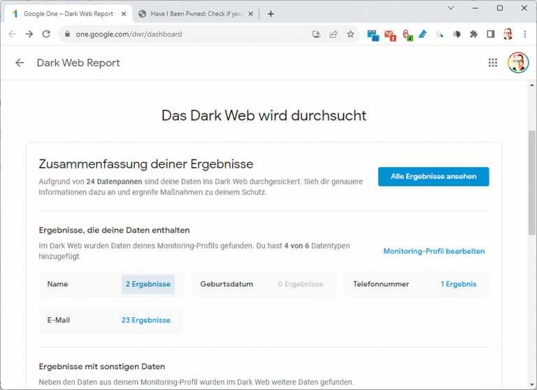 So prüfen Sie, ob Ihre persönlichen Daten im Dark Web gelandet sind - PC-WELT