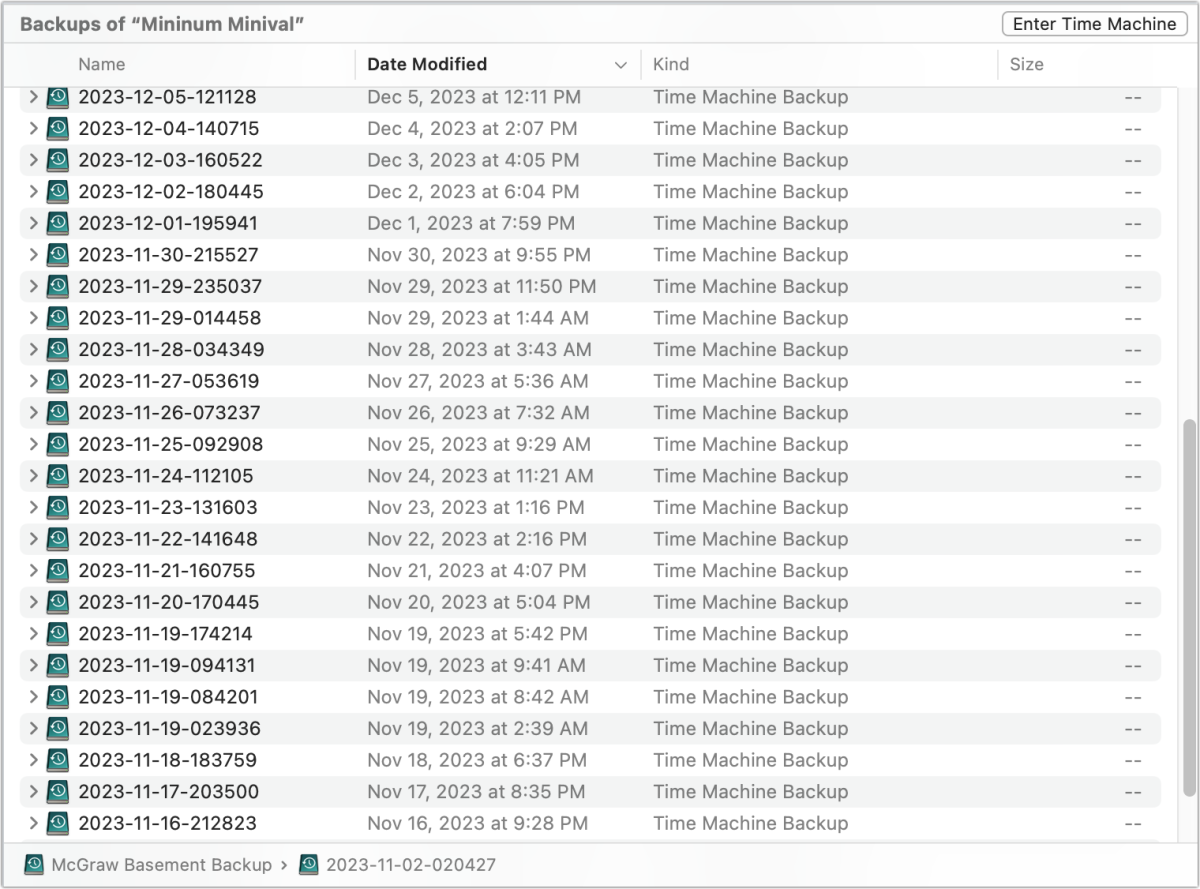 Files or folders can't be deleted in a Time Machine backup using APFS | Macworld