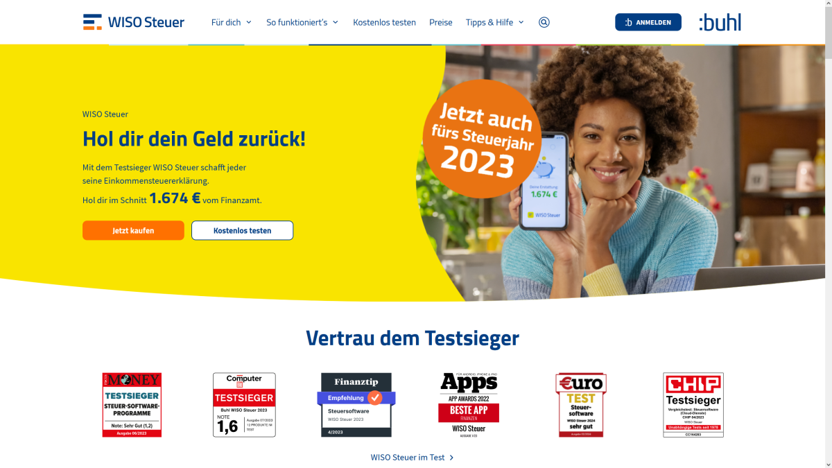 Die 8 besten Steuerprogramme im Vergleich – Wiso, Taxfix & Co. - PC-WELT