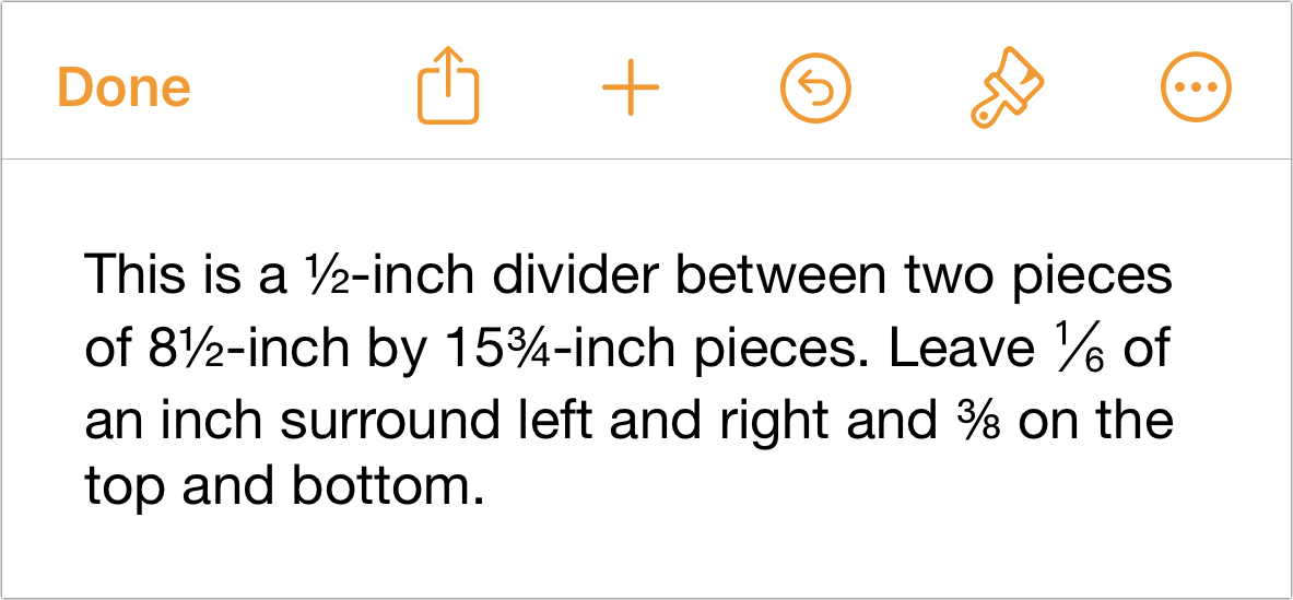 How to type formatted fractions on your iPhone and iPad | Macworld
