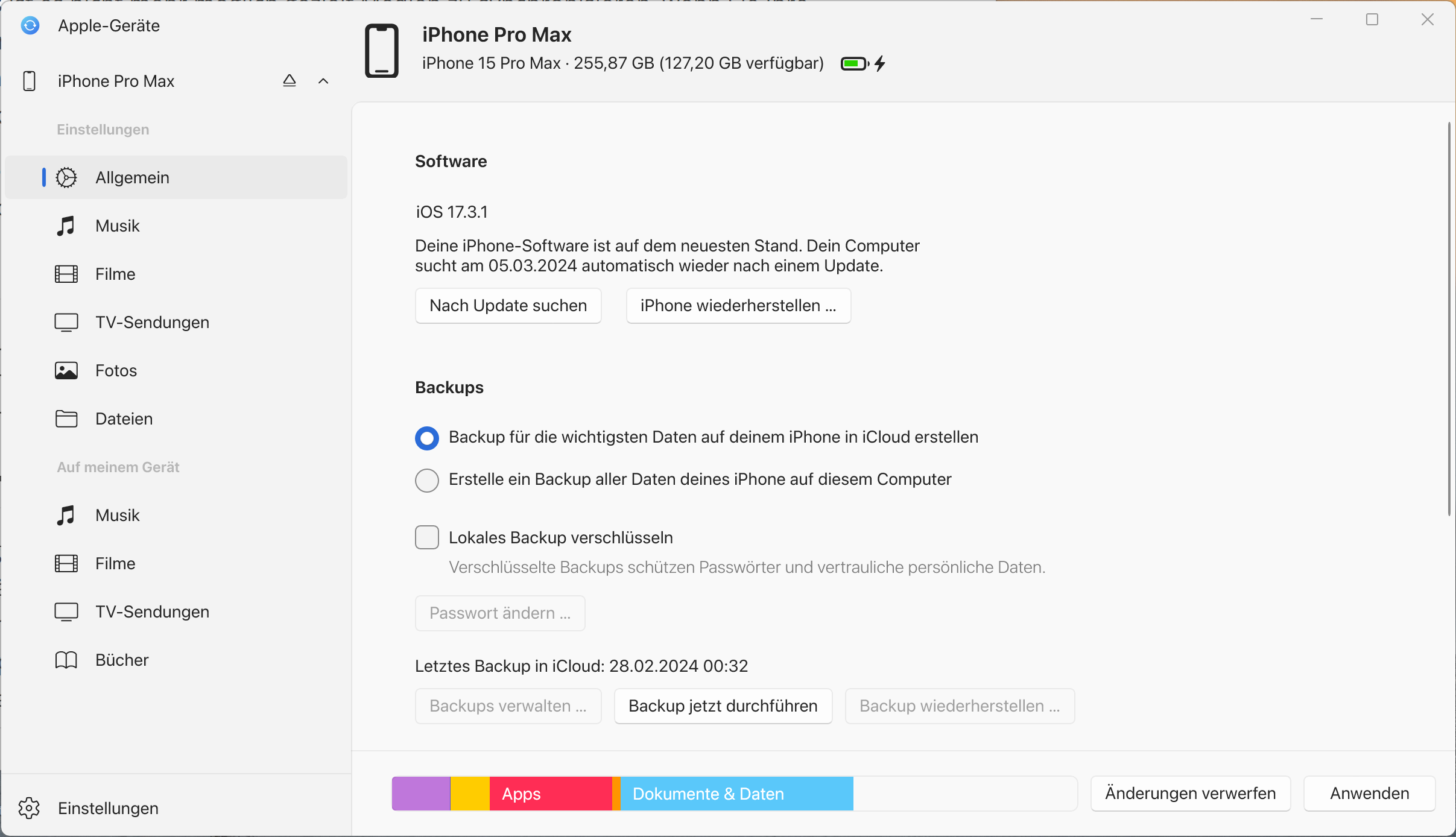 Apple-Geräte-App für Windows – Verwaltung von iPhone und iPad auf dem ...
