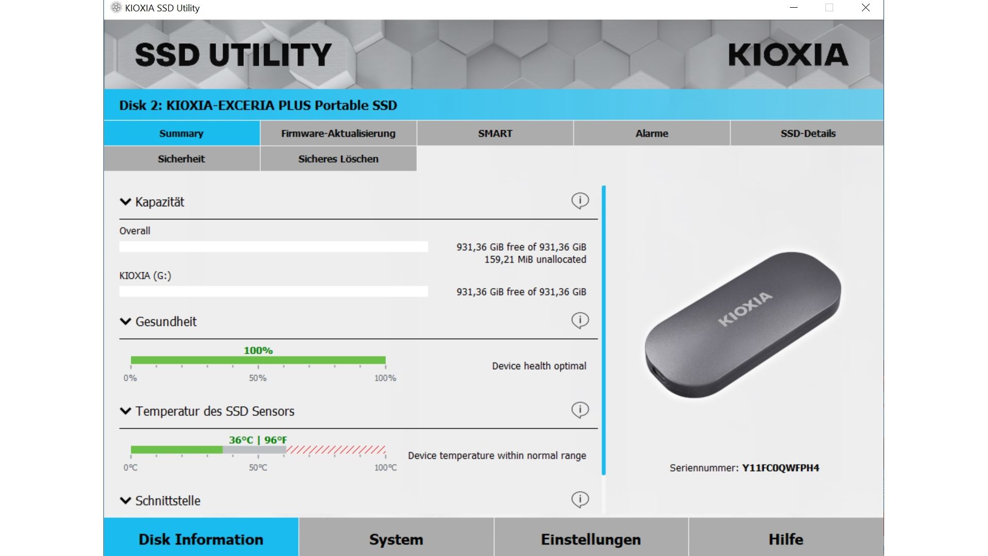 Kioxia Exceria Plus Portable SSD 1TB im Test: Richtig schnelles USB-C ...