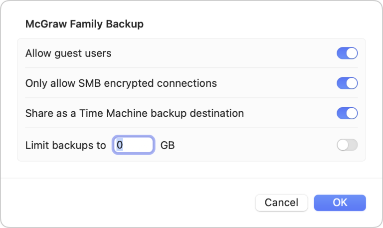 How to set up networked Time Machine backups for a household | Macworld