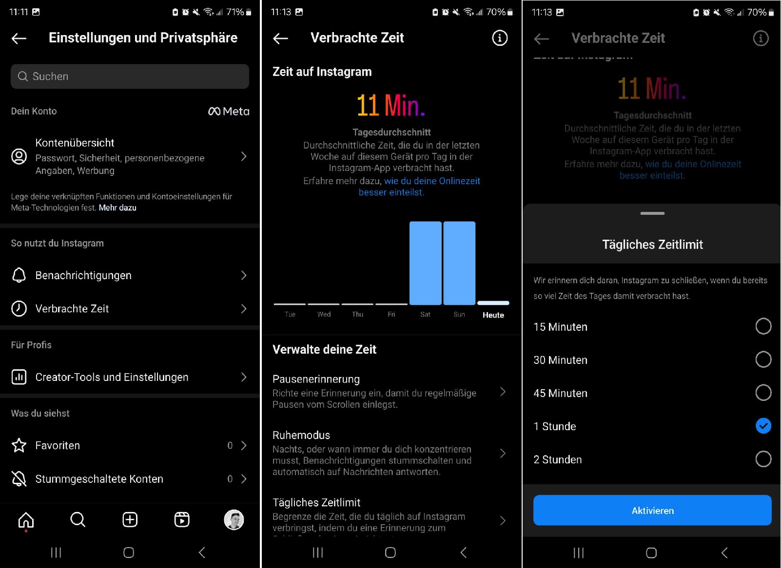 Instagram: Bildschirmzeit begrenzen – so geht's - PC-WELT