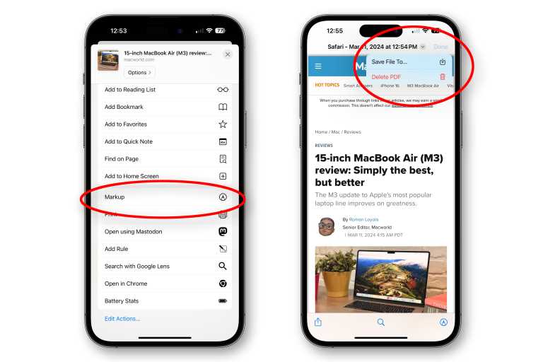 How to make a PDF on iPhone | Macworld