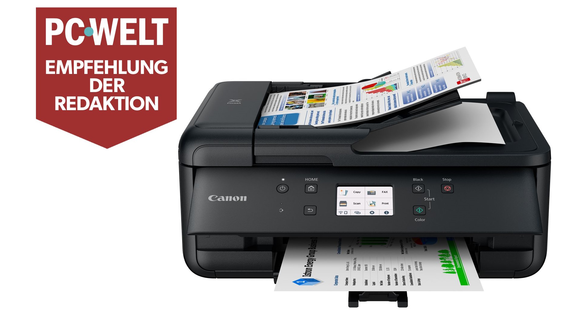 Canon Pixma TR7650 im Test: Multifunktions-Drucker in gelungener ...