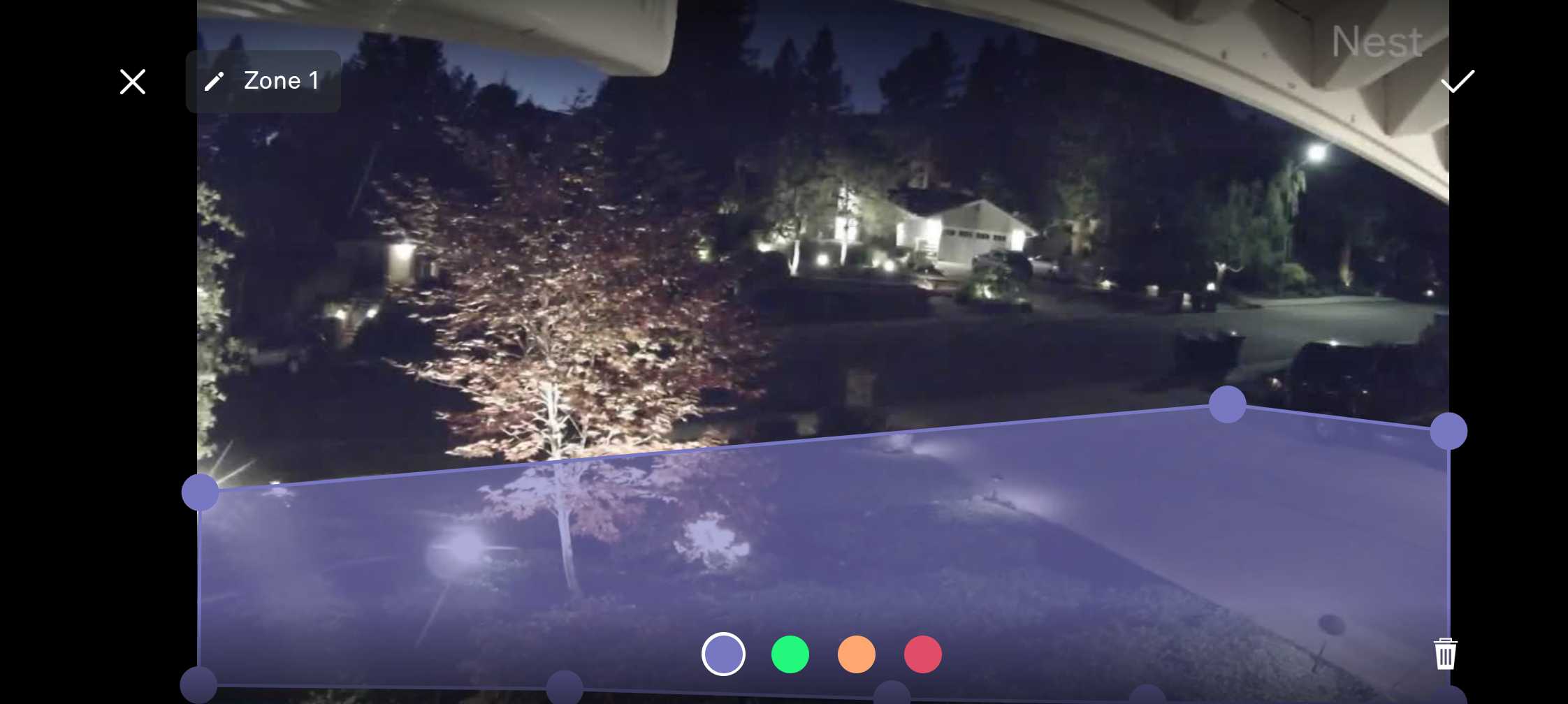 Setting a detection zone (sometimes called an activity zone) can help ...