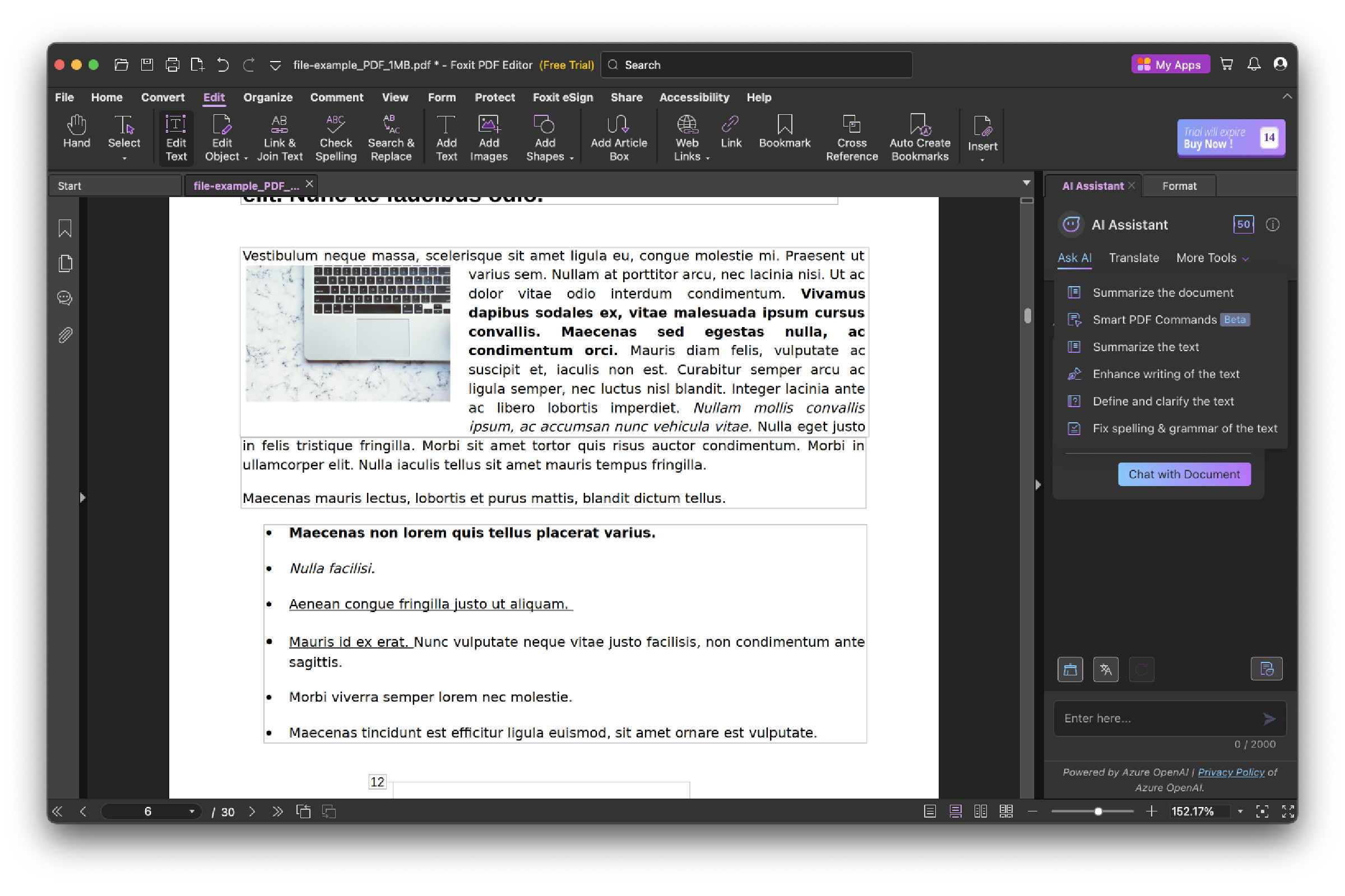 Foxit PDF Editor review: Excellent document editor powered by ChatGPT ...