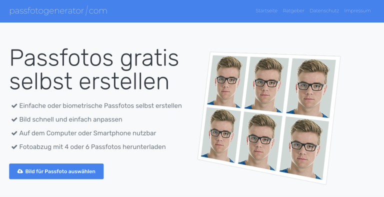 Wie Sie biometrische Passbilder selber machen - PC-WELT